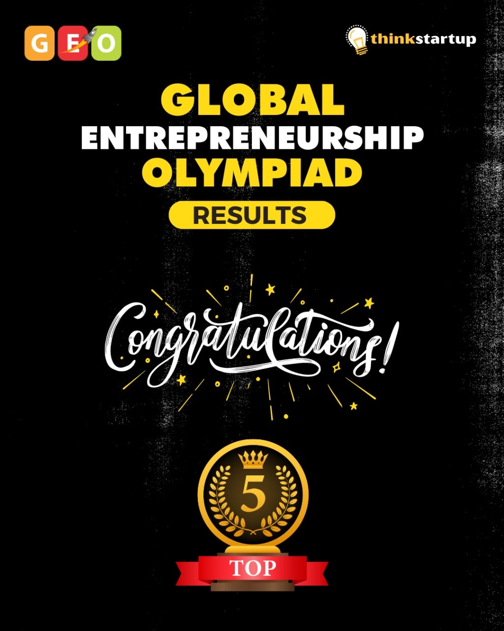 GEO Top 5 Result – ThinkStartup